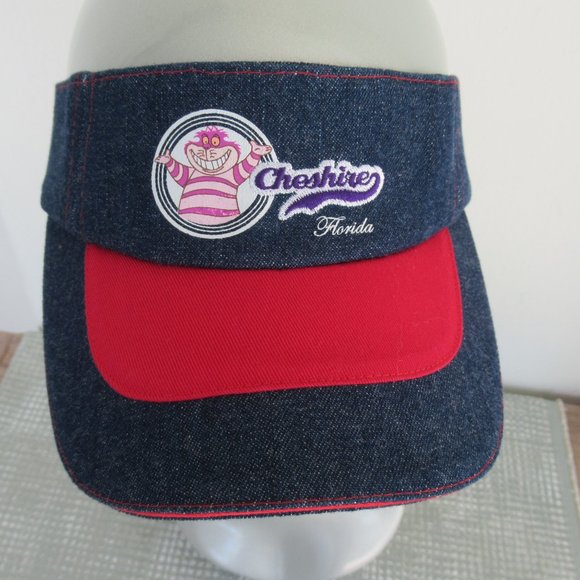 Disney | Accessories | Disney Cheshire Cat Visor Hat Alice In ...